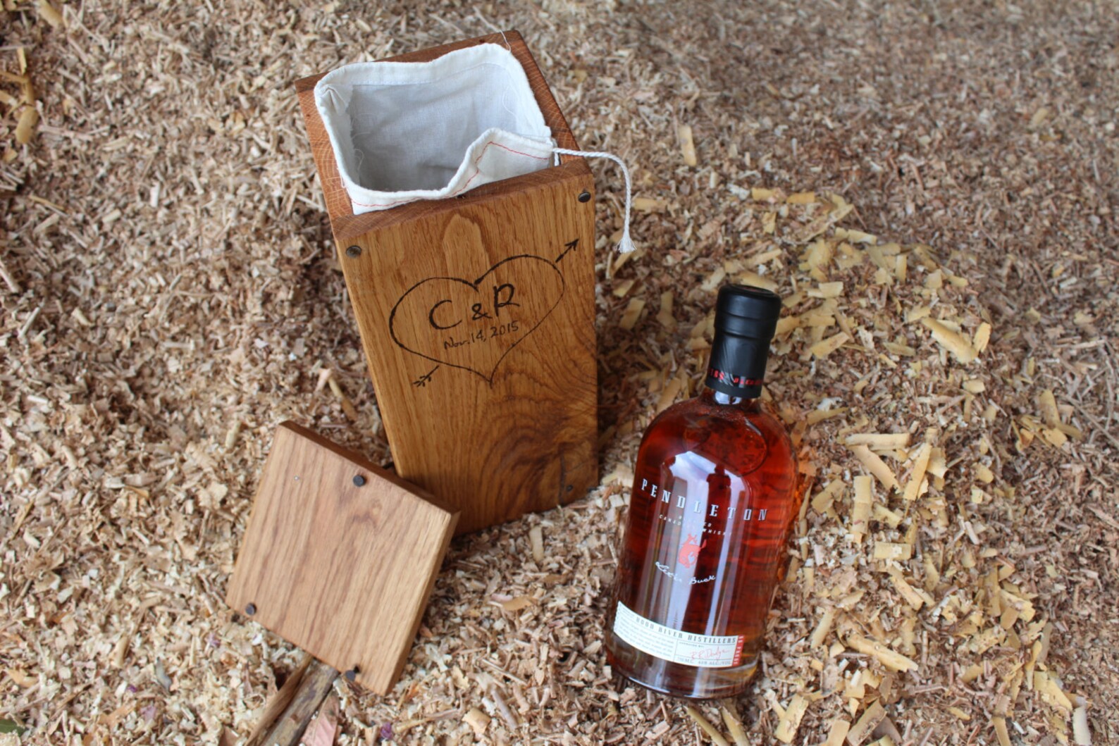 Whiskey Box Engraved on reclaimed wood custom any shape | Etsy