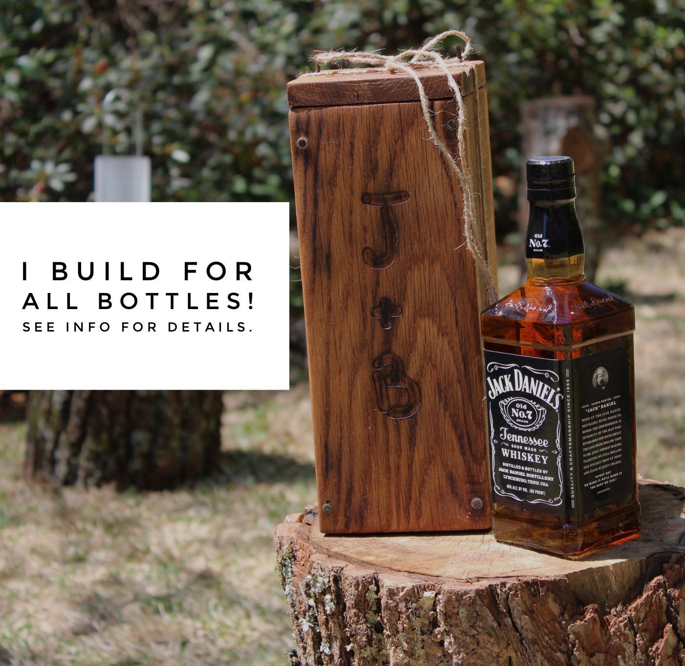 Whiskey Box Engraved on reclaimed wood custom any shape | Etsy