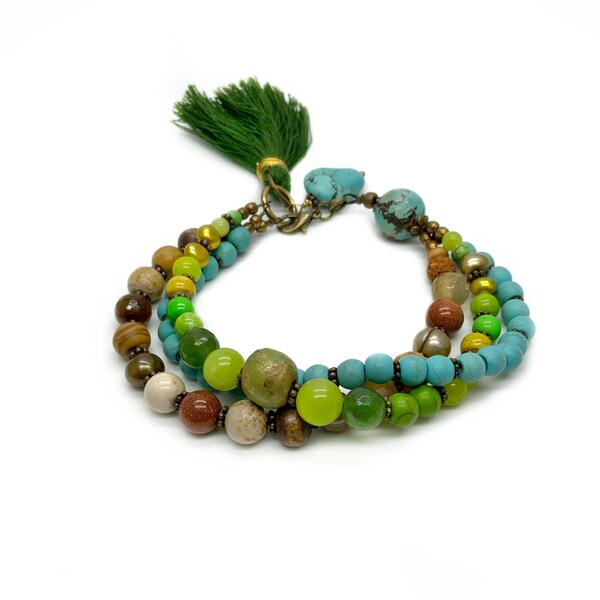 Multi Layer Bracelet - Etsy