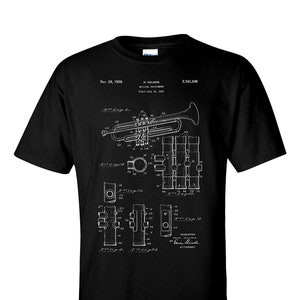 Trumpet Patent T-shirt - Etsy