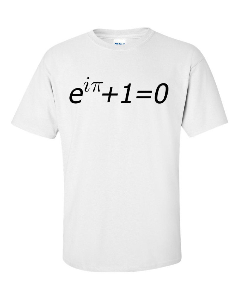 Euler's Identity Equation Math Mathematics T-shirt - Etsy