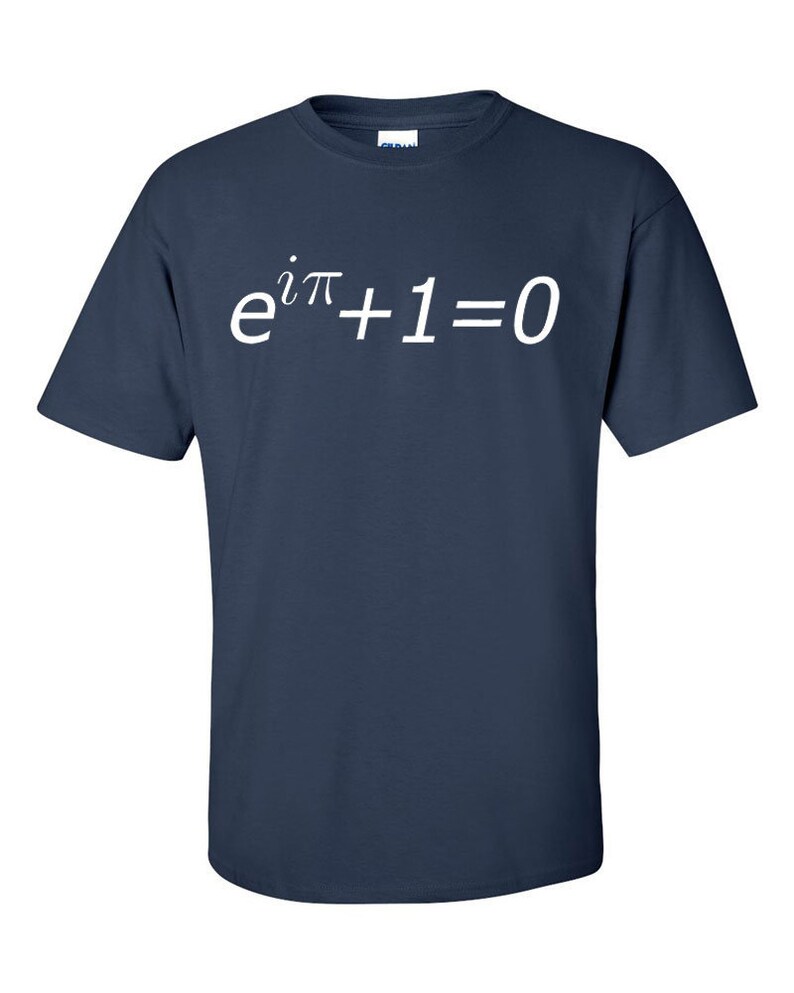 Euler's Identity Equation Math Mathematics T-shirt - Etsy