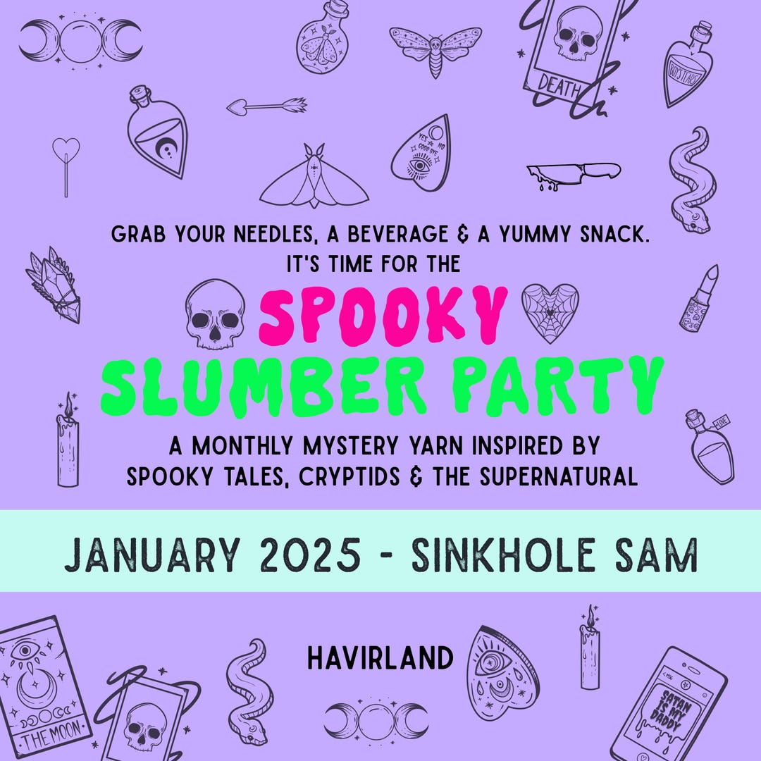Dyed-to-order: Spooky Slumber Party January 2025 Sinkhole Sam Pax or ...
