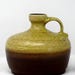 Studio Vintage Mid Century Golden Yellow & Brown West German Vase - Etsy