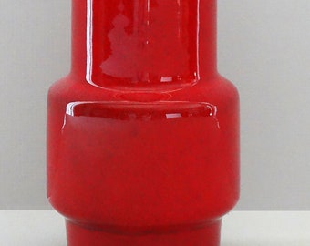 Red Cylinder Vase - Etsy