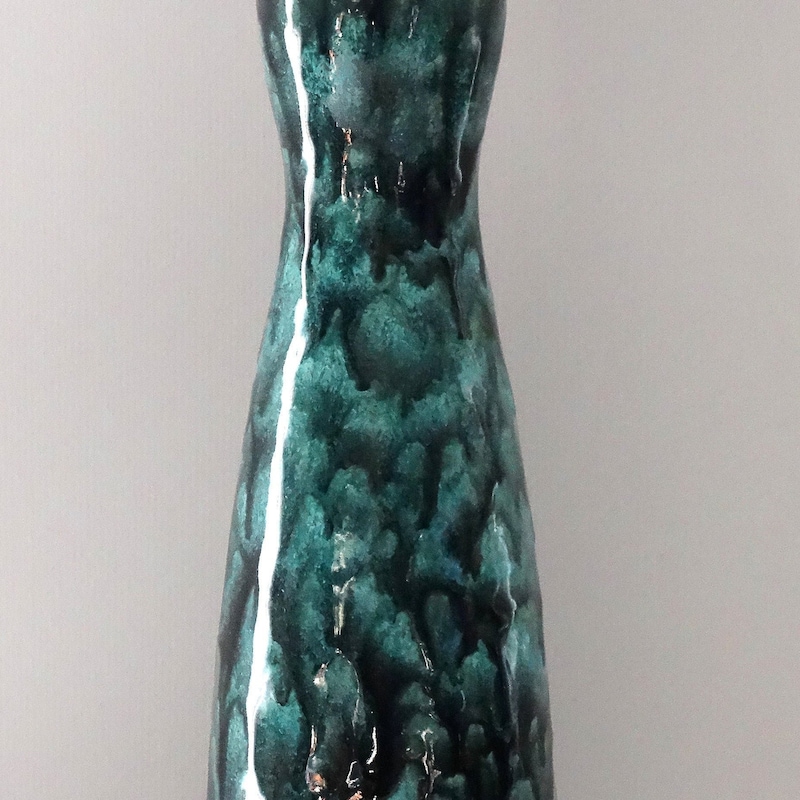 Teal Flower Vase - Etsy