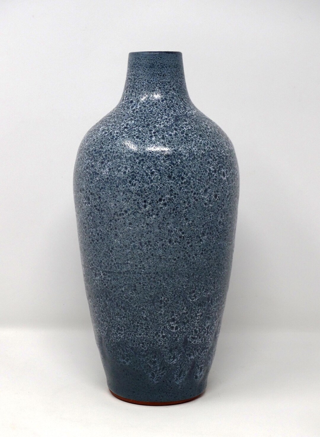 Gramann Töpferhof Römhild Vintage Mid Century Blue Speckled West German ...