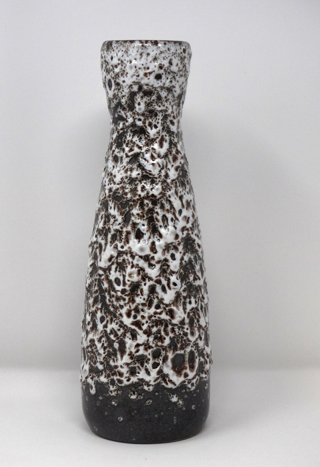 Scheurich Vintage Mid Century Black & White Fat Lava West German ...