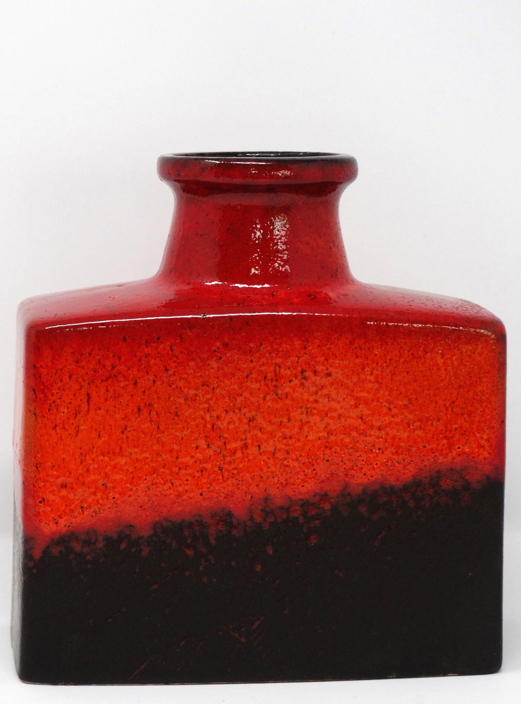 Scheurich Vintage Mid Century Brown & Red West German Iconic Bottle ...