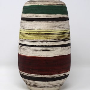 Spara Vintage Mid Century Cream Yellow Green Brown & Black West German ...