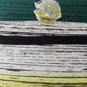 Spara Vintage Mid Century Cream Yellow Green Brown & Black West German ...