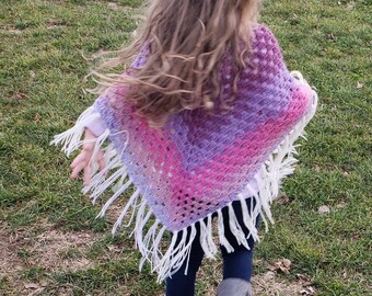 Granny stitch poncho | Etsy
