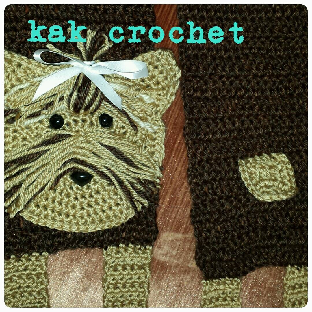 Crocheted Yorkie Scarf: Personalized Dog Lover Gift - Etsy