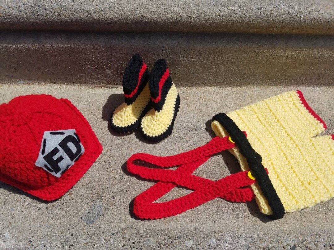 Baby Fireman Set, Twin Photography, Girl and Boy Firefighter Set ...