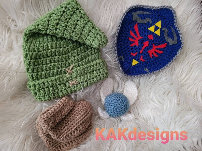 Elf Hat and Booties Elven Baby Newborn Photo Props With - Etsy