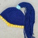 Princess Hats//crocheted Kids Winter Hats//pink & Blue - Etsy