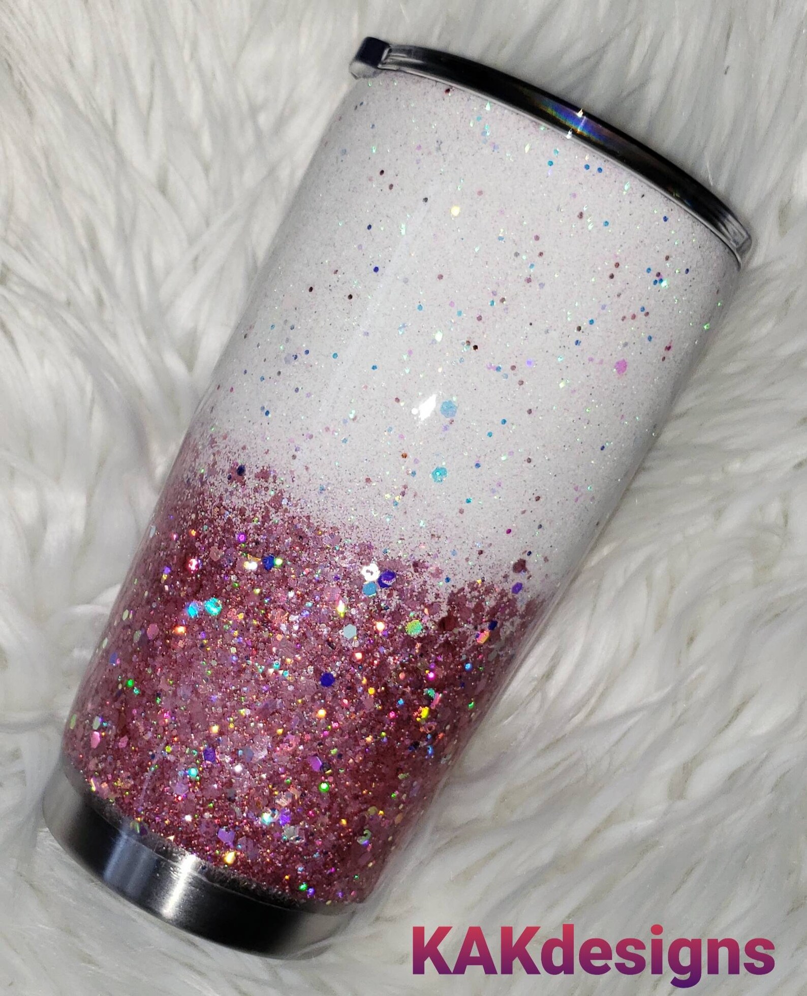 Glitter Tumbler//rose Gold Yeti Tumbler//add Your Name, a Decal or a ...