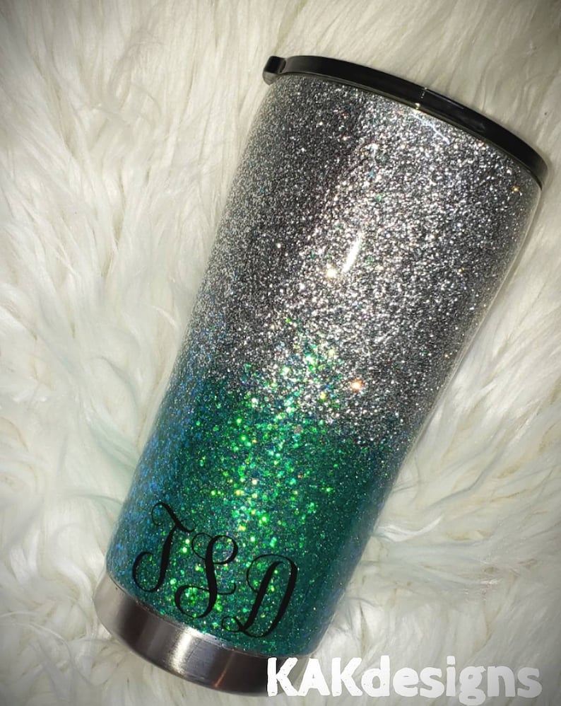 Glitter Yeti//glow in the Dark Tumblers, With Mermaid Quote//mermaid ...