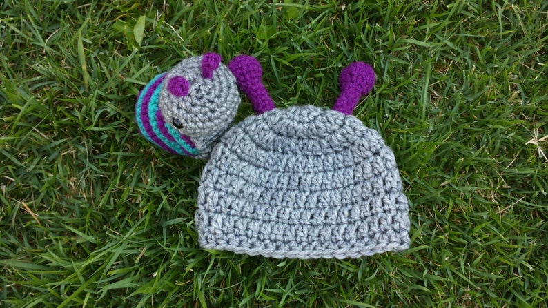 Crocheted Snail Set Baby Snail Hat and Plush Toy//crochet Hat | Etsy