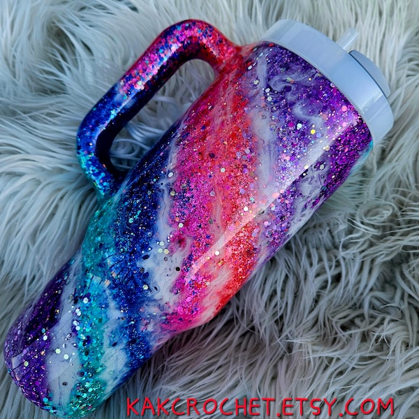 Purple Glitter Stanley - Etsy