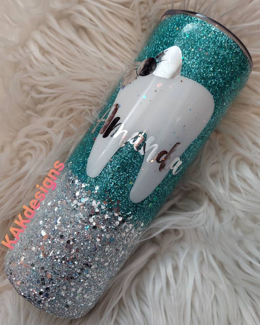 Personalized Glitter Tooth Tumbler: Dental Gift - Etsy