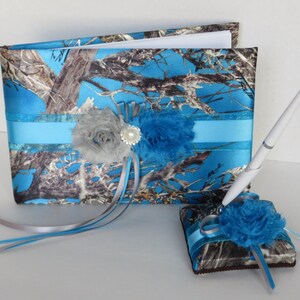 Blue Camo Guest Book, Blue True Timber Camo, Camo Guestbook, Camo ...