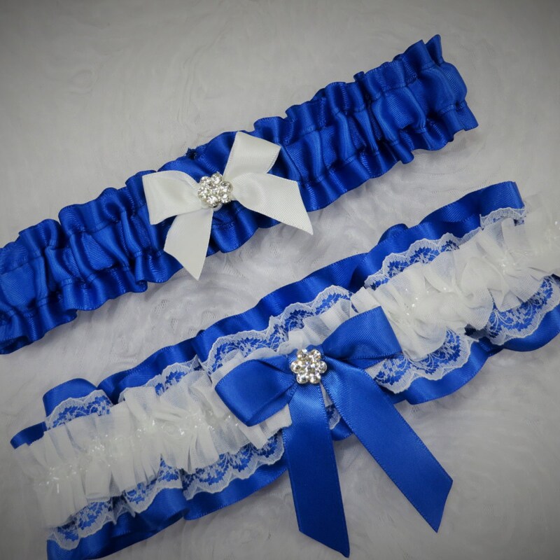 Royal Blue Garter - Etsy