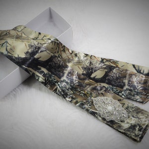 Brown True Timber Dress Sash, Camo Wedding Sash, Camo Sash, Camo Dress ...