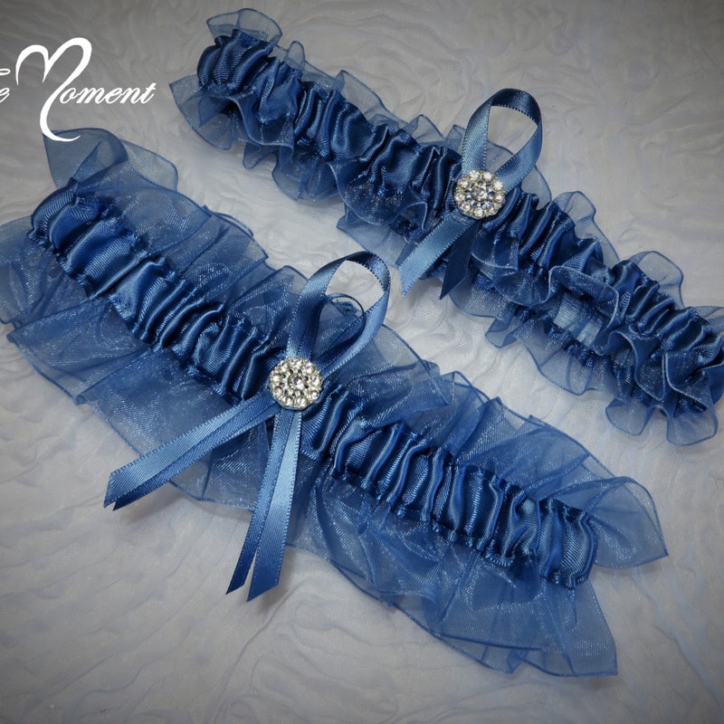 Wedding Garter Blue - Etsy