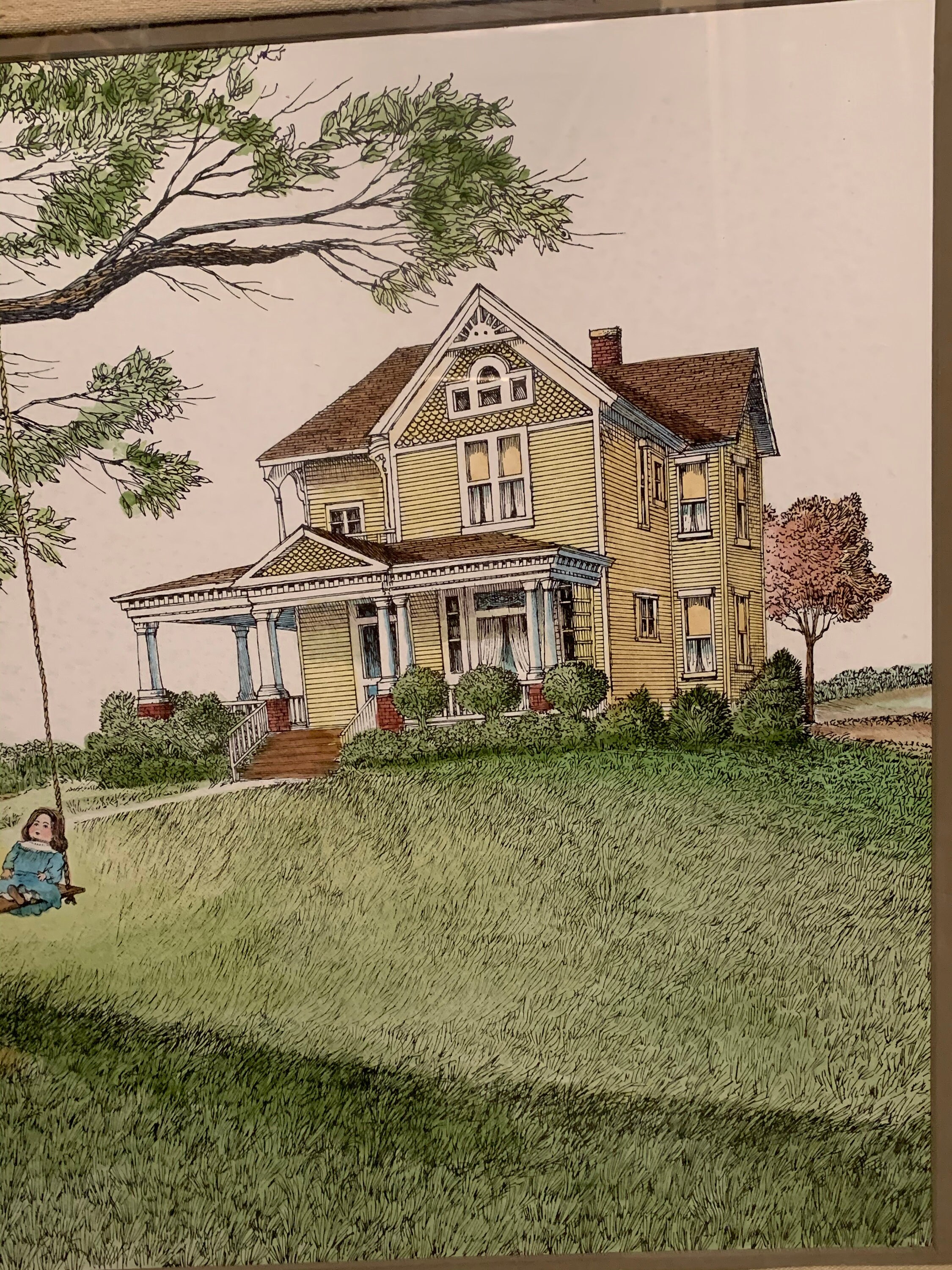 Original Signed & Numbered Watercolor by Jack Appleton, SUMMER, Matted ...