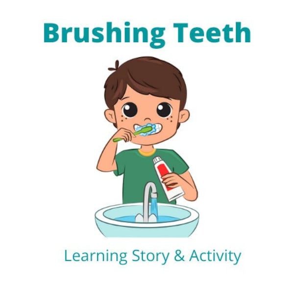 Brushing Teeth - Etsy
