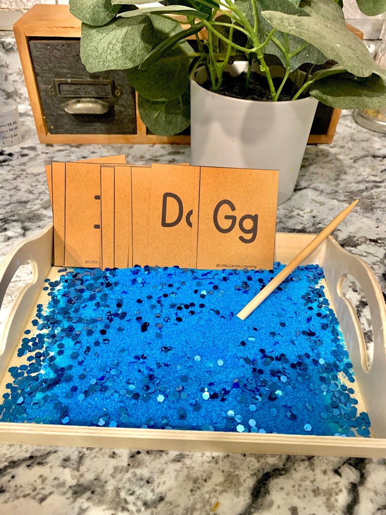 Sand Writing Tray Montessori - Etsy