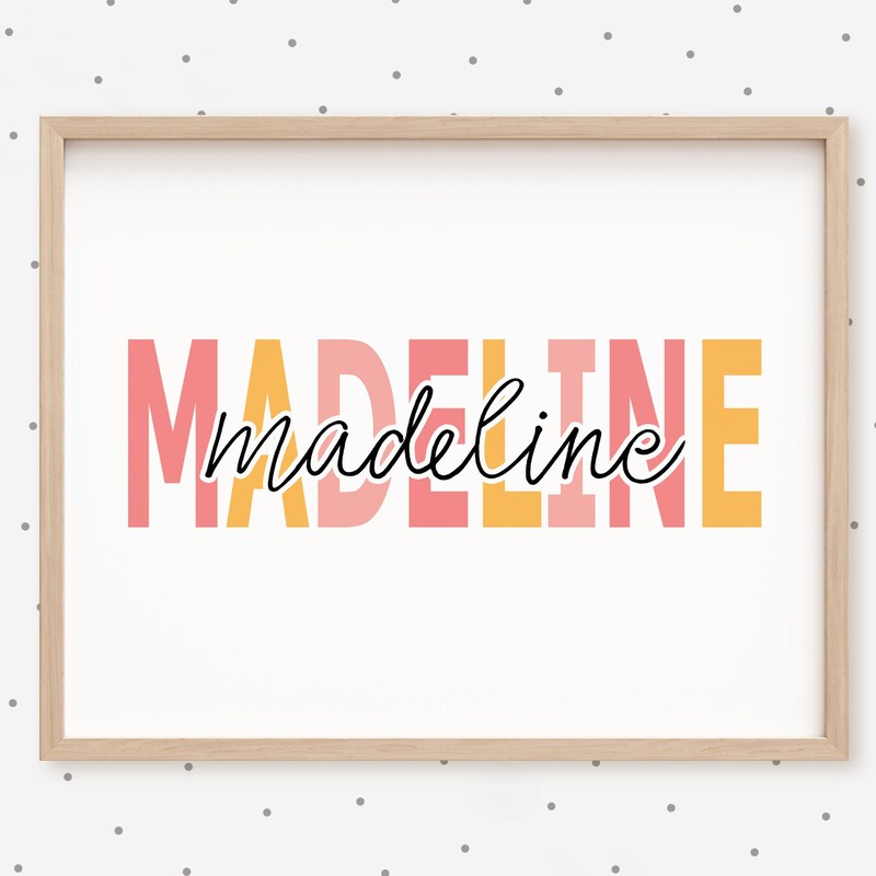 Name Wall Decor - Etsy