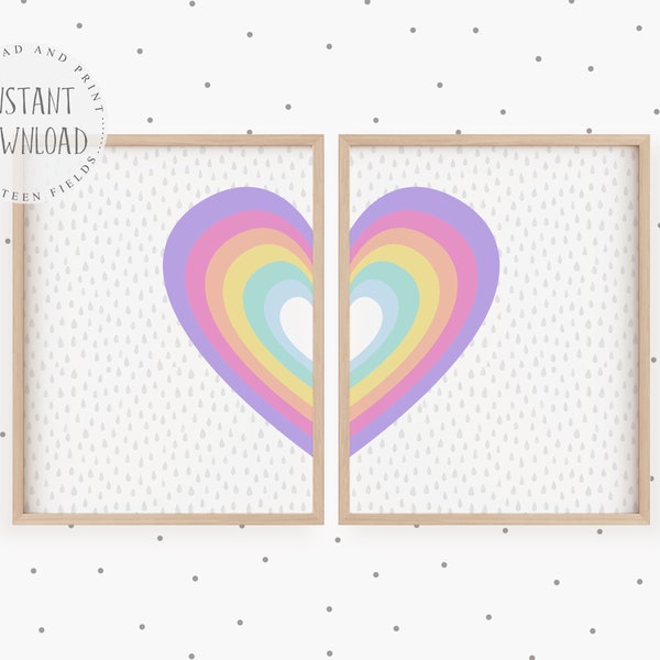 Rainbow Girls Room - Etsy