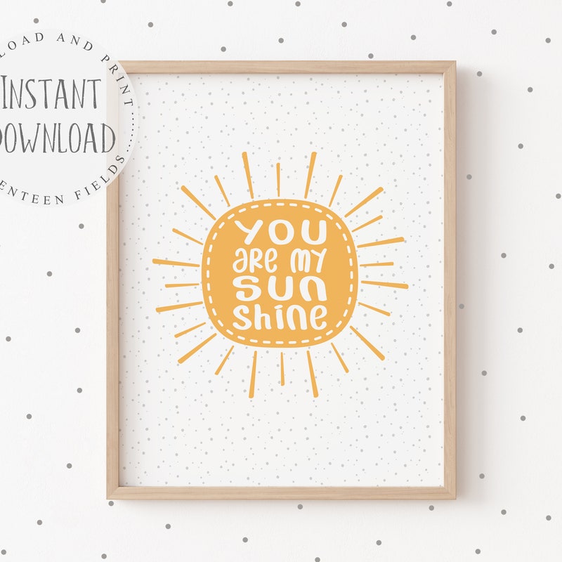 Sunshine Print - Etsy