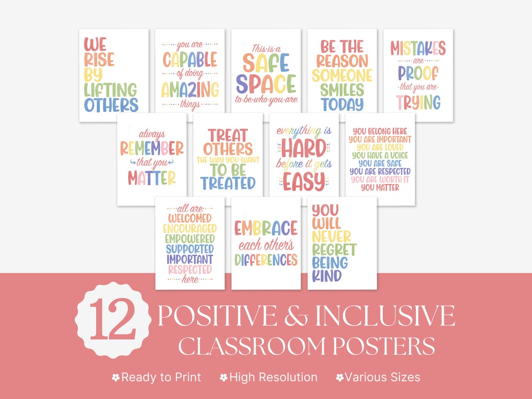 Classroom Decor Bundle, Educational Posters, Bulletin Board Ideas ...