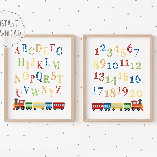 Train Nursery Decor - Etsy