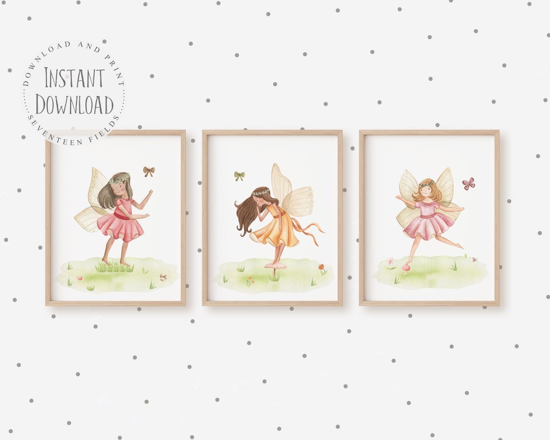 Fairy Nursery Wall Art, Fairy Items, Girl Room Decor, Fairy Garden ...