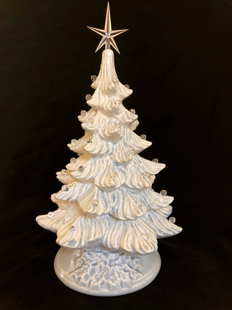 Light Blue Ceramic Christmas Tree Blue Tree Ceramic Tree | Etsy
