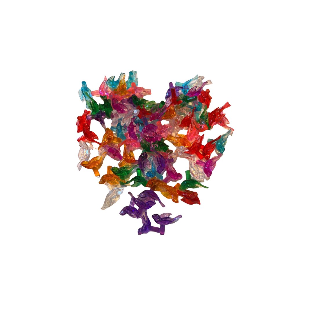 Dove Lights for Ceramic Christmas Tree - 100 Multicolored Dove Lights ...