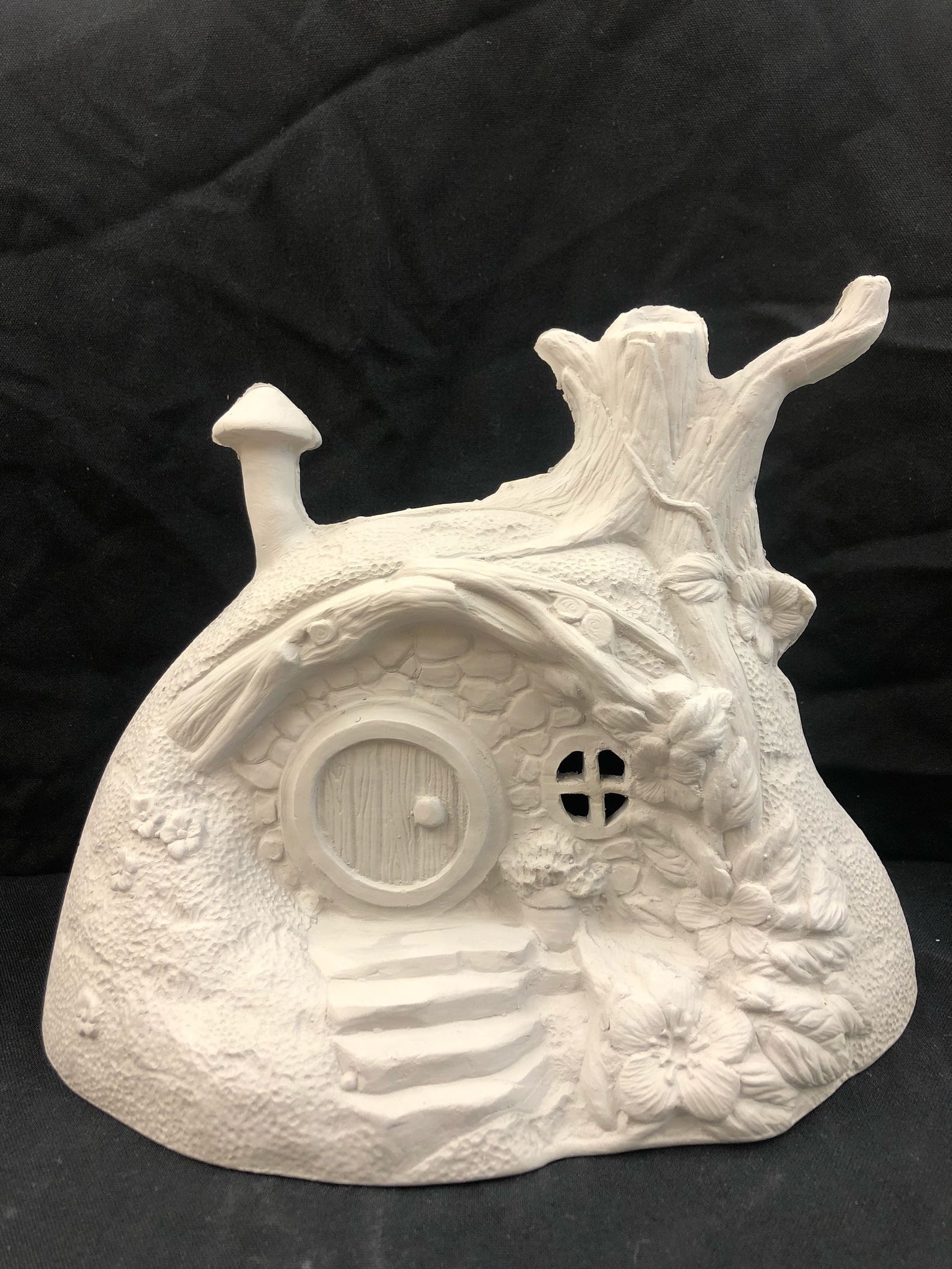 Ceramic Bisque Fairy House Fairy House Ready to Paint - Etsy