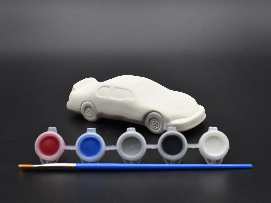 Race Car DIY Kit Paint at Home Kit Ready to Paint - Etsy