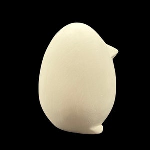 Easter Egg Chick - Medium Ceramic Egg Chick - Ready to Paint Ceramic ...