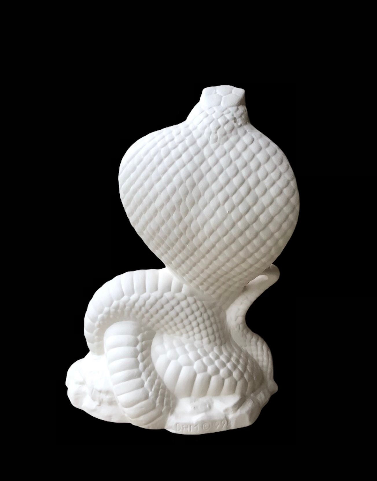 Ceramic Cobra Ready to Paint Ceramic Bisque Snake | Etsy