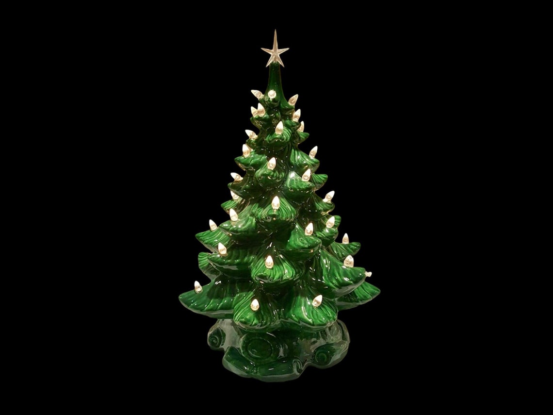 Ceramic Christmas Tree 16 Inches Ceramic Christmas Tree - Etsy