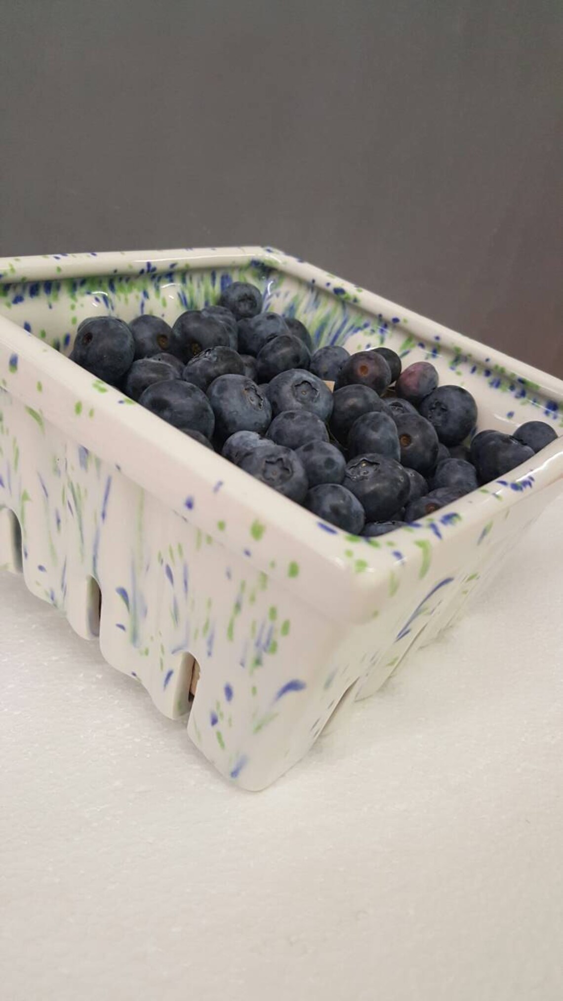 Ceramic Berry Basket Blueberry Basket Strawberry Basket | Etsy