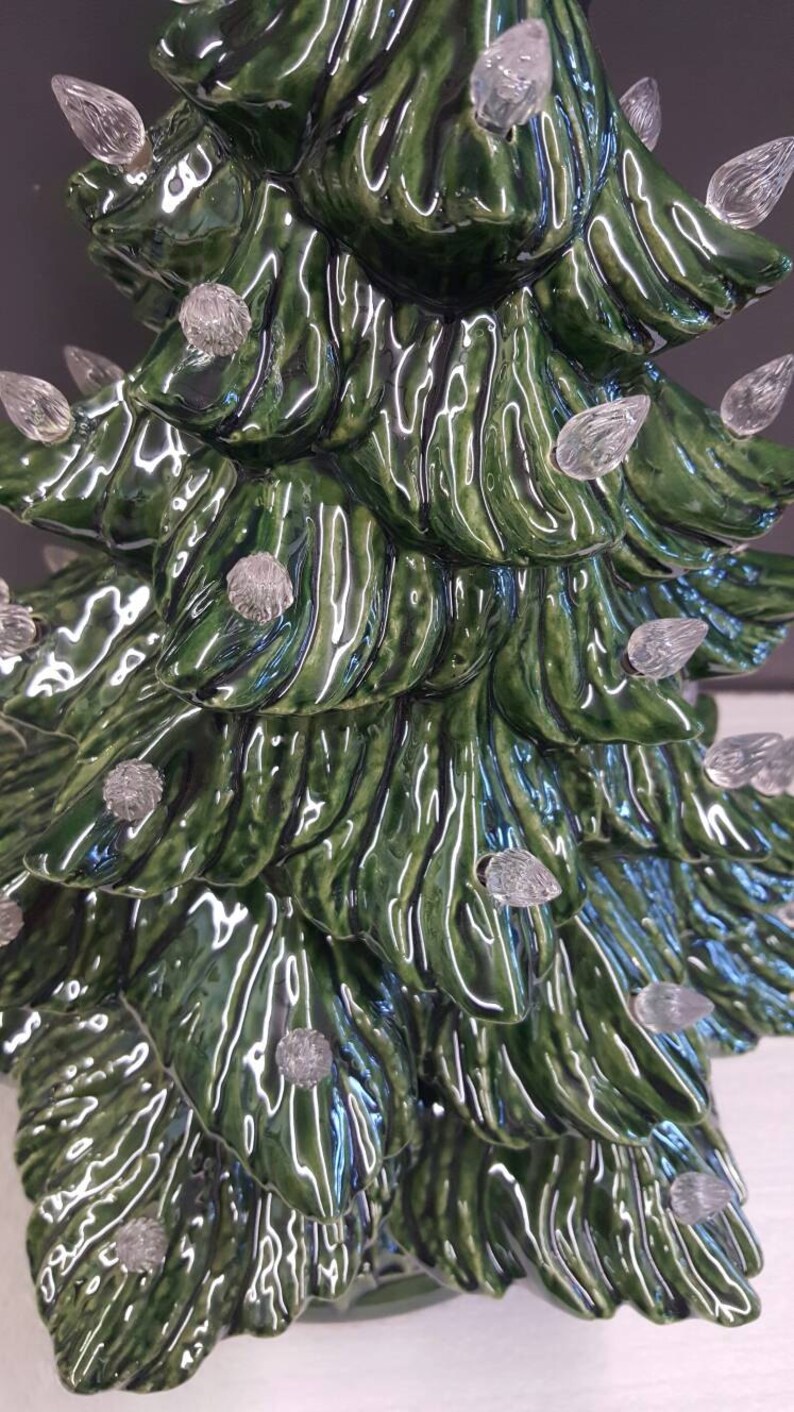 Ceramic Christmas Tree Ceramic Christmas Tree With Clear | Etsy