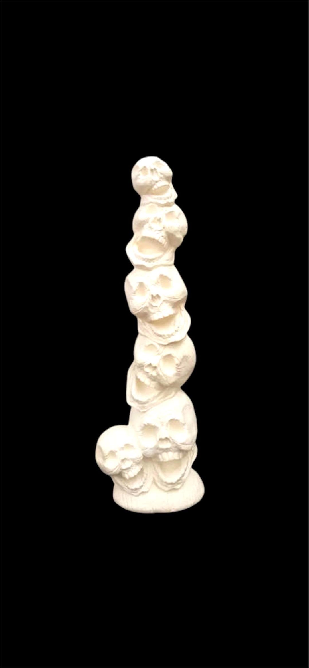 Ceramic Bisque Skull Stack - Halloween Decoration - U-paint - Etsy