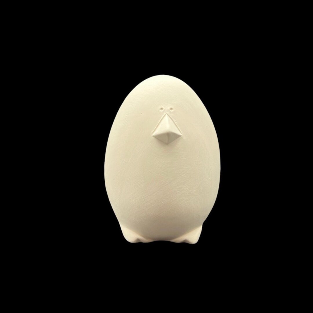 Easter Egg Chick - Medium Ceramic Egg Chick - Ready to Paint Ceramic ...