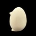Easter Egg Chick Medium Ceramic Egg Chick Ready to Paint Ceramic Bisque ...